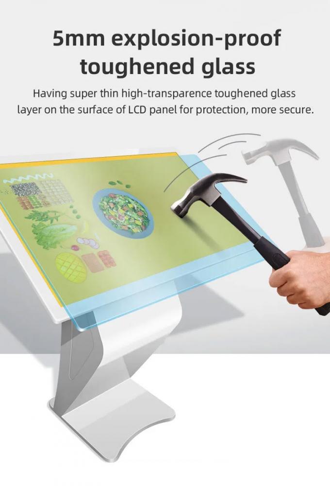 All In One Touch Screen Kiosk 32 Inch Interactive For Query Information