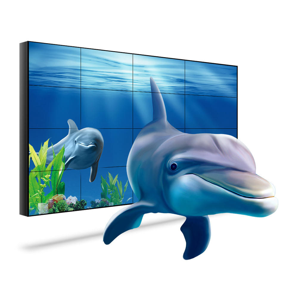 1920x1080 4k LCD Splicing Screen , LCD Panels For Video Wall 6ms Repond