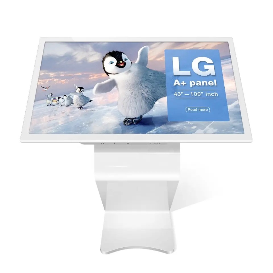 Multi Points Touch Interactive Digital Signage Kiosk With 6ms Response Time