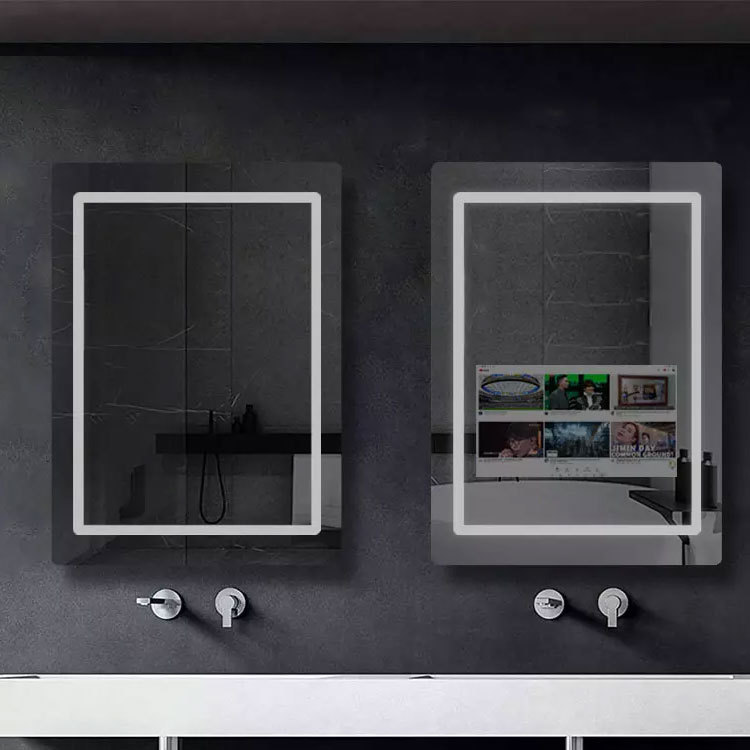 Displays Calendar Illuminated Smart Mirror 16:9 Smart Touch Screen Mirror