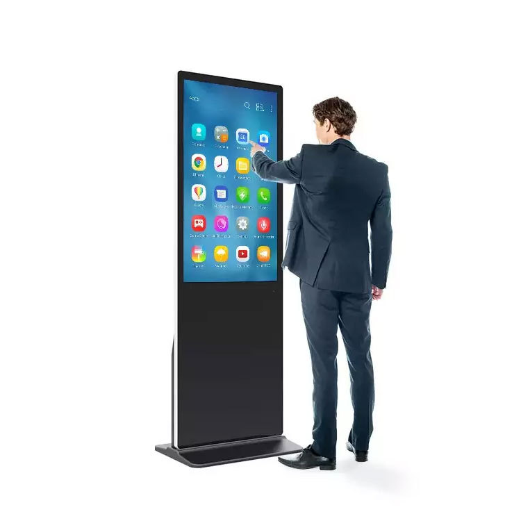 178° Floor Standing Digital Signage with High Contrast Ratio