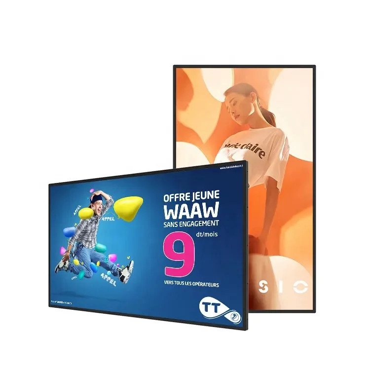 32 inch Wall Mounted Digital Signage 450nits Android System 1080P